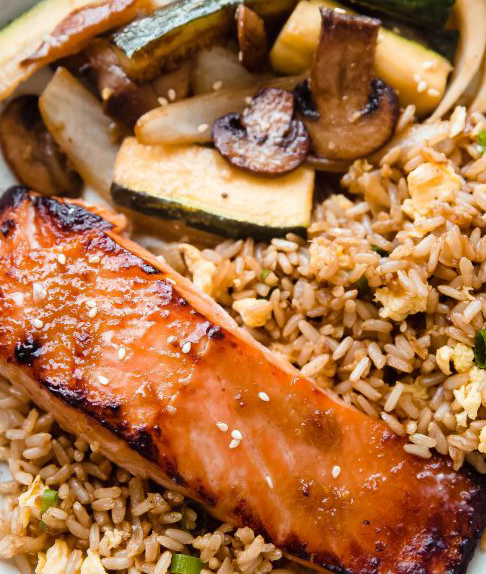Hibachi Salmon